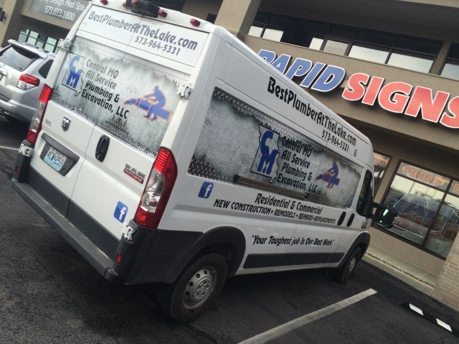 Custom Vehicle Wraps : Rapid Signs Lake of the Ozarks